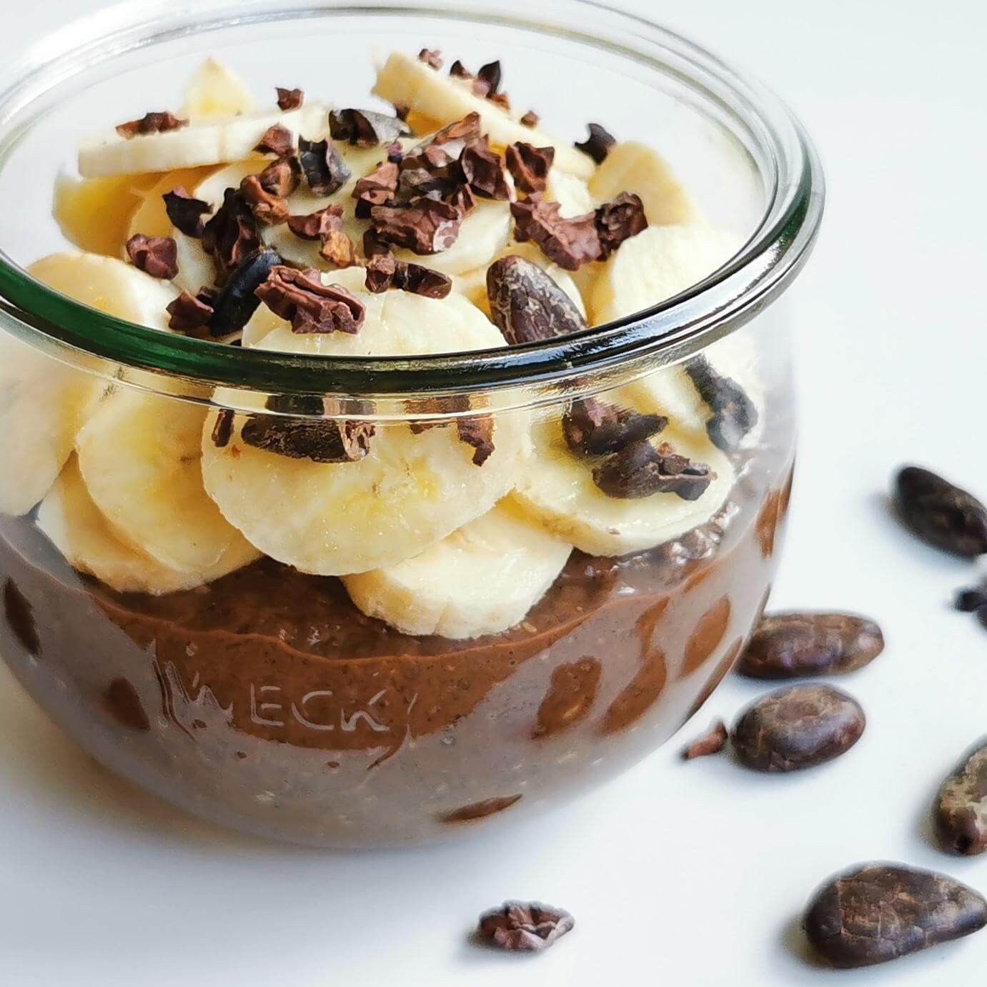 Chia-Pudding Chocolate-Banana - by 42 Grad.de eat.live.change